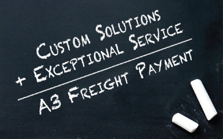 A3 Freight Payment: Smarter Freight Auditing & Payment Solutions